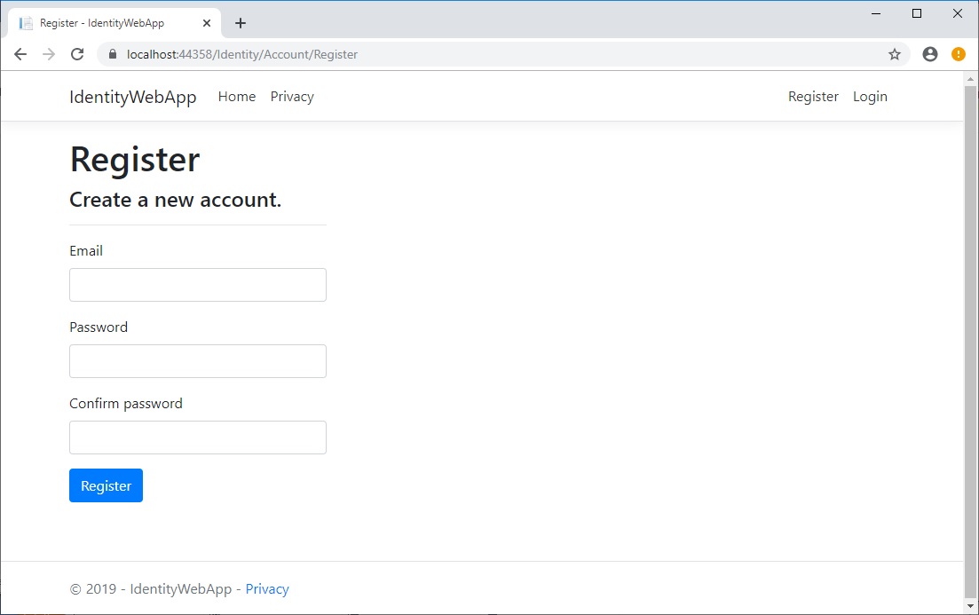 How to Create an Identity Application with .NET Core – andrewhalil.com