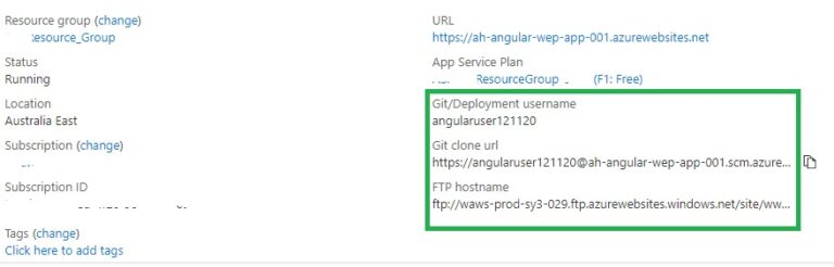 Deploying an Angular Application to an Azure App Service – andrewhalil.com