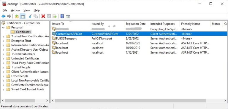 How to Create Client Certificates for Application Authentication ...