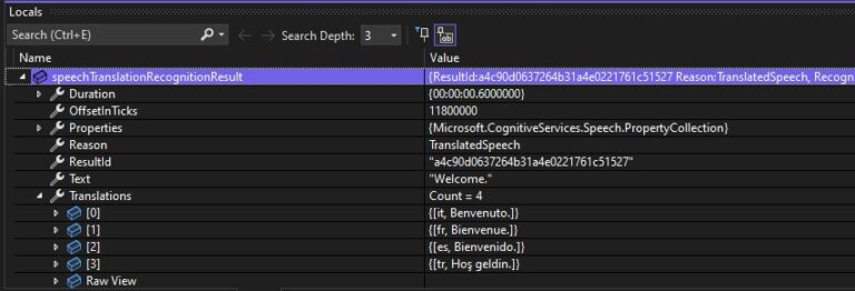 How to use Azure AI Speech Services Language Translation – andrewhalil.com