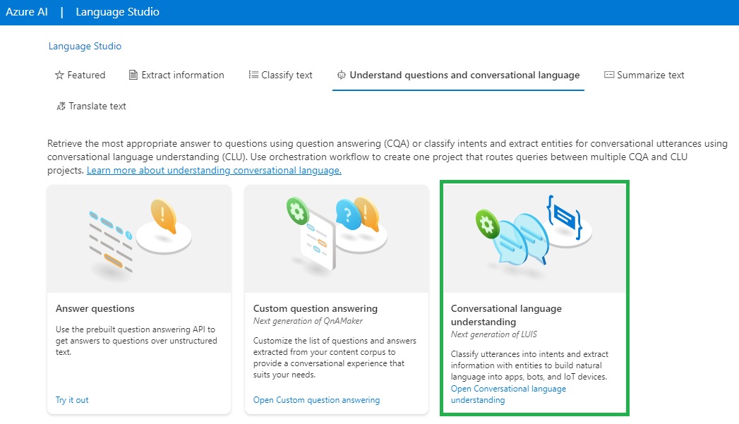 How to Create a Conversational Language Understanding Model in Azure ...